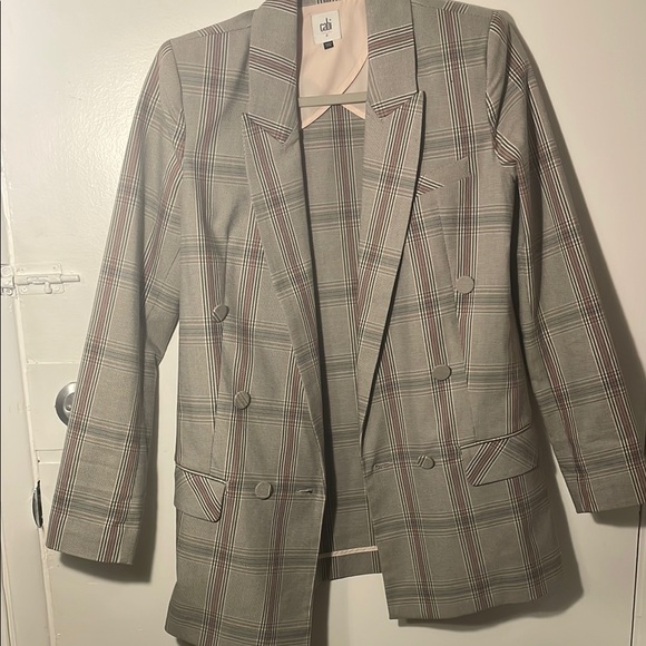 CAbi | Jackets & Coats | Cabi Gray Blazer Tailored Wool Blend | Poshmark